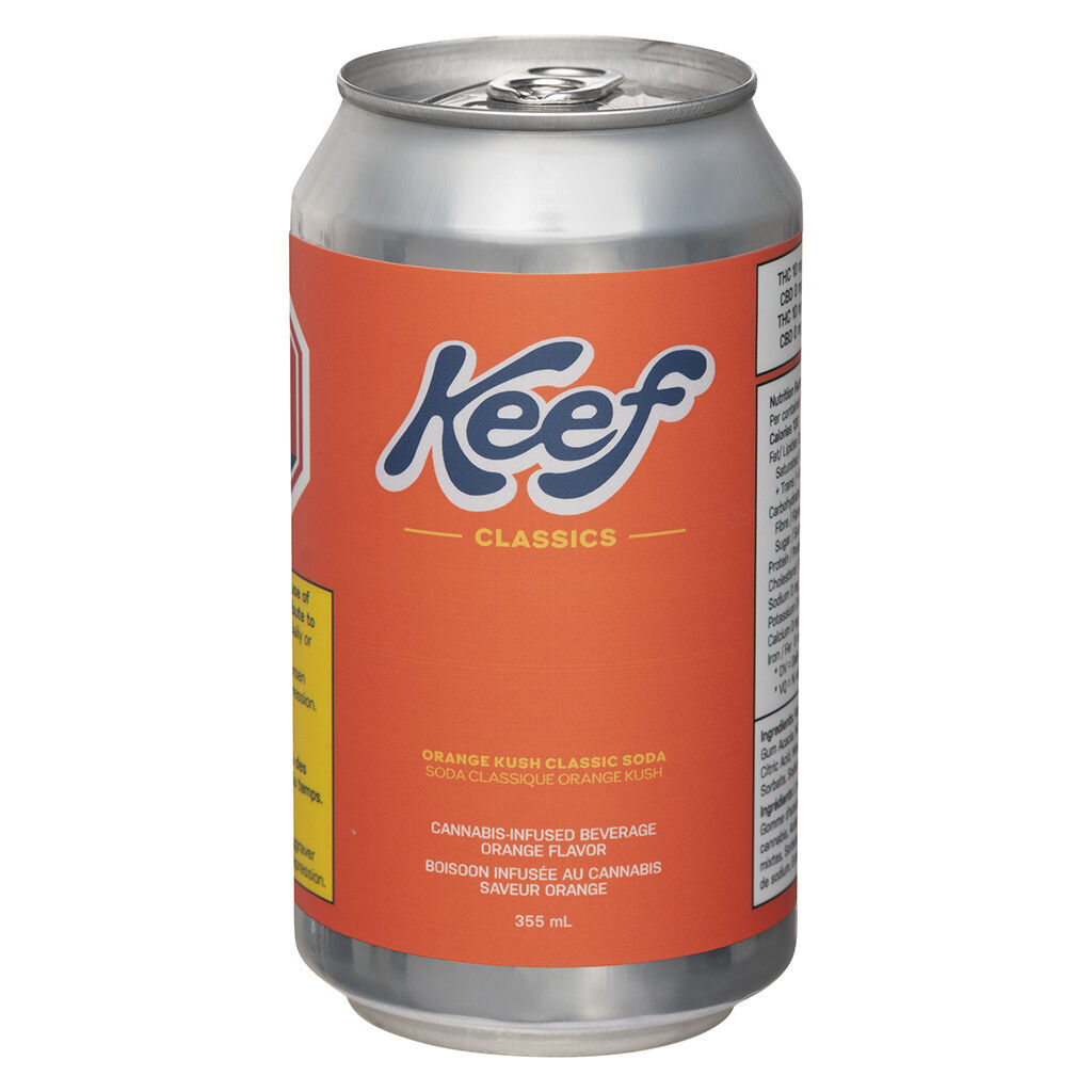 Keef Brands – Orange Kush Classic Soda – 1x355ml — The Green Hex